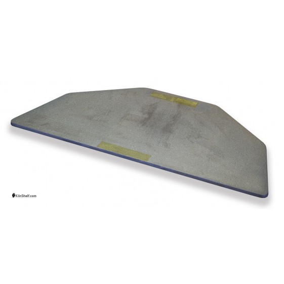 20-inch x 10-inch x 5-16-inch Half 10-Sided Advancer Kiln Shelf