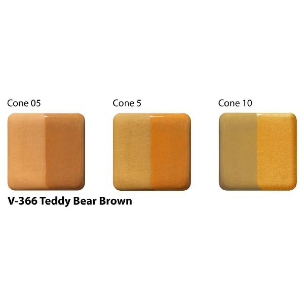 V-366 Teddy Bear Brown- 16oz Amaco Velvet Underglaze