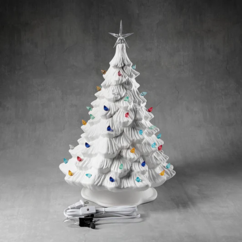 Ready to paint 16-inch Christmas Tree with Base