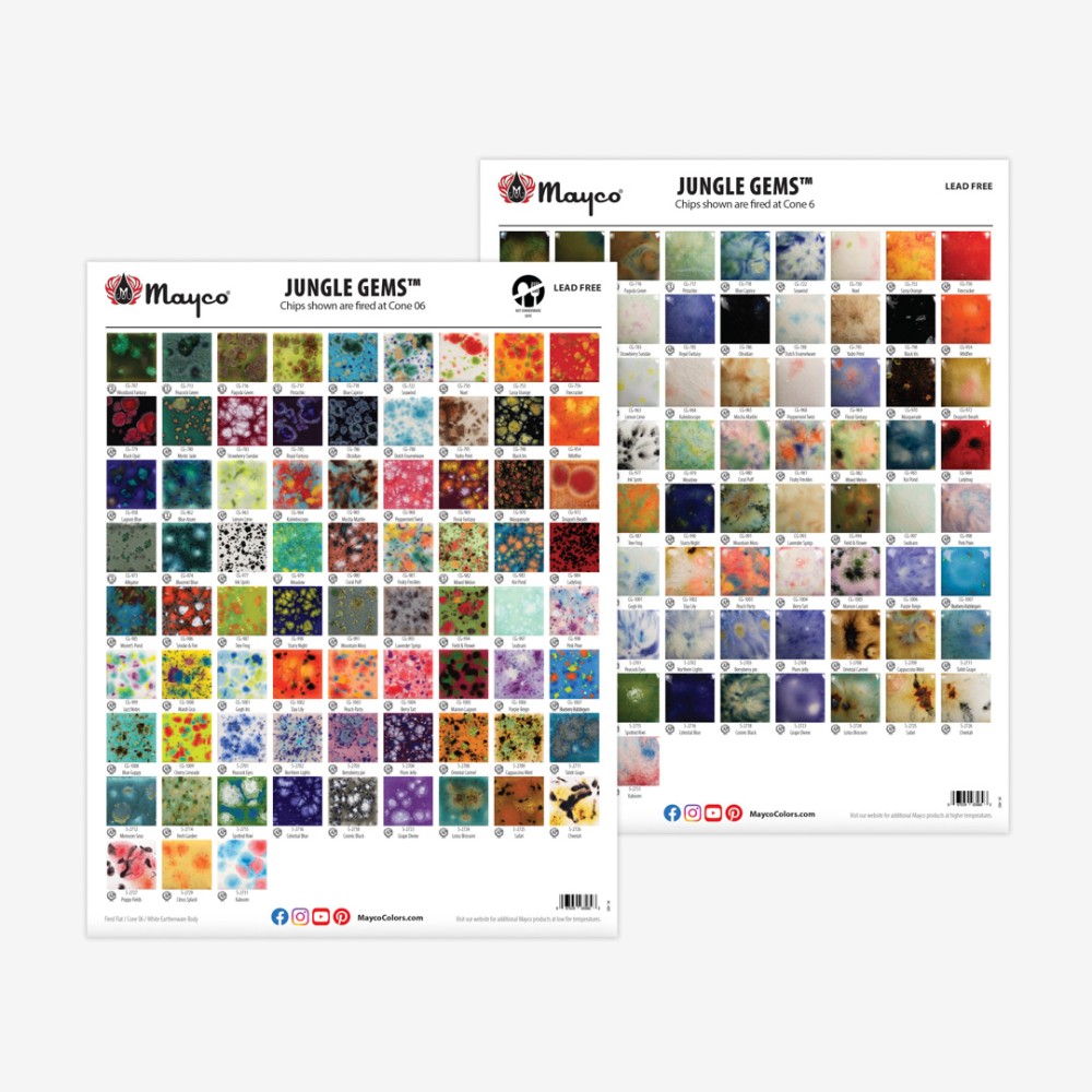 Mayco Jungle Gems Color Poster