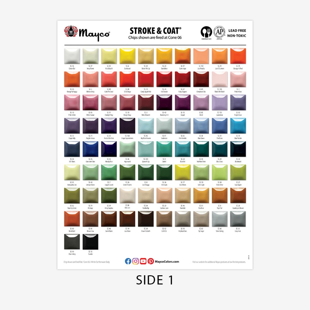 Mayco Stoke & Coat / Speckled Stroke & Coat Poster