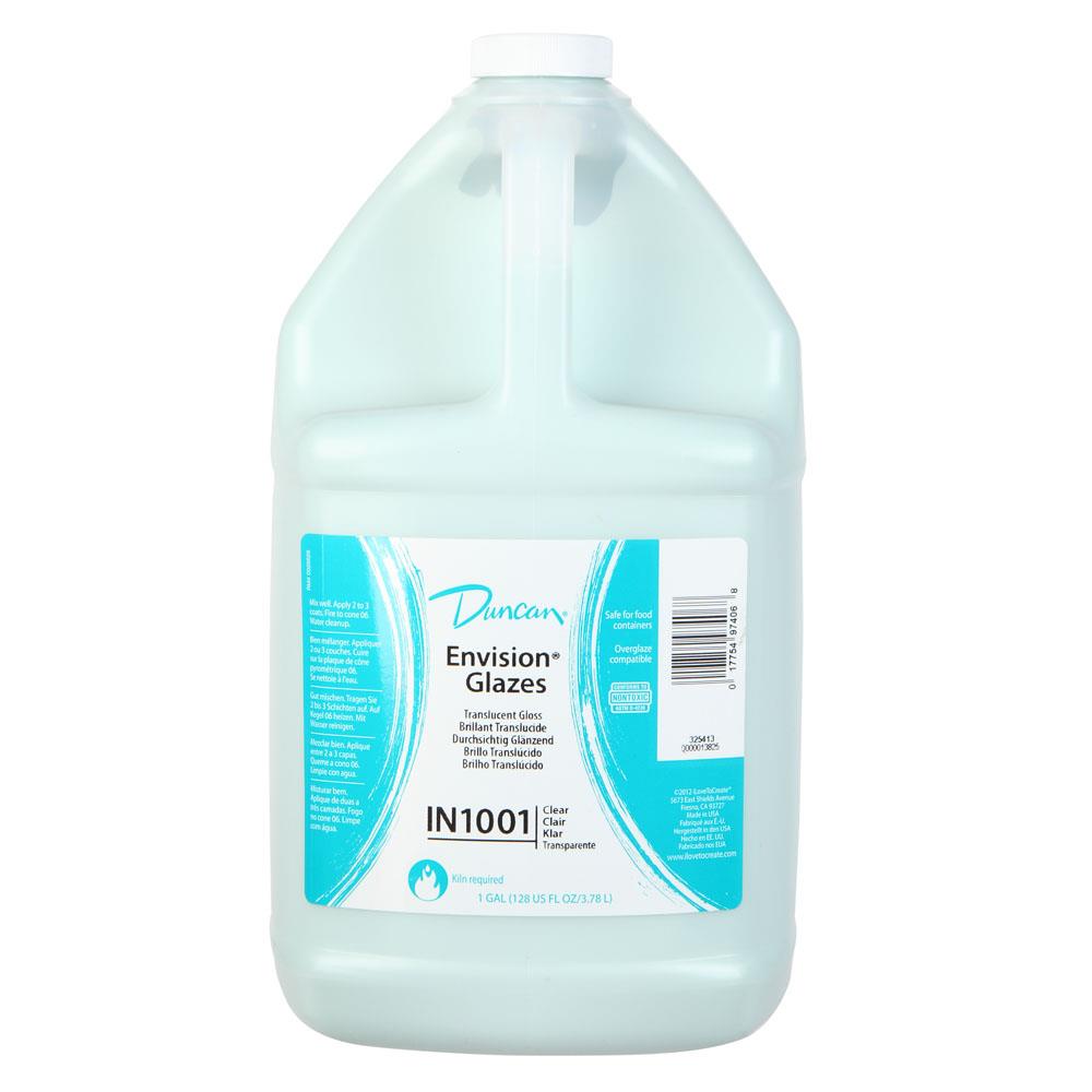 IN1001 Duncan Envision Clear Glaze - 128 oz. by Mayco Colors