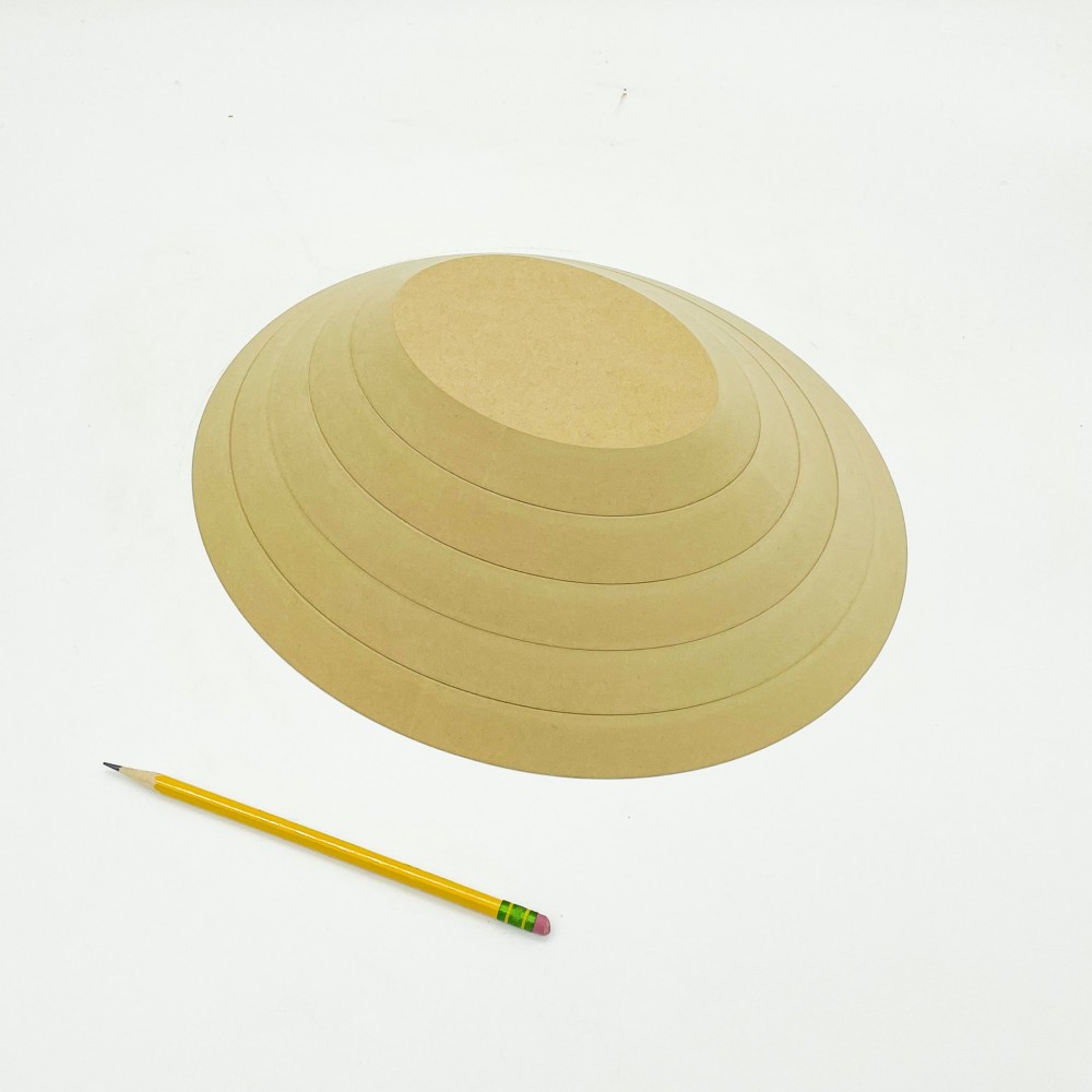 Oval Stack Pottery Form by GR Pottery Forms