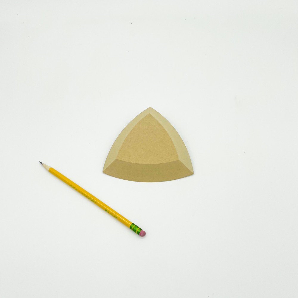 Spherical Triangle 5 inch Pottery Form by GR Pottery Forms