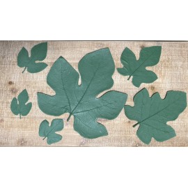 Rubber Leaf Forms for Clay