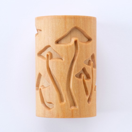 Mushroom Large Handle Roller by MKM Pottery Tools