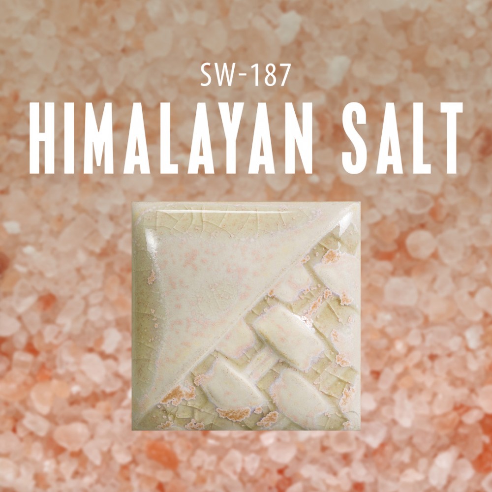 SW-187 - Himalayan Salt (brush on) Stoneware Pottery Glaze (Cone 5) By ...
