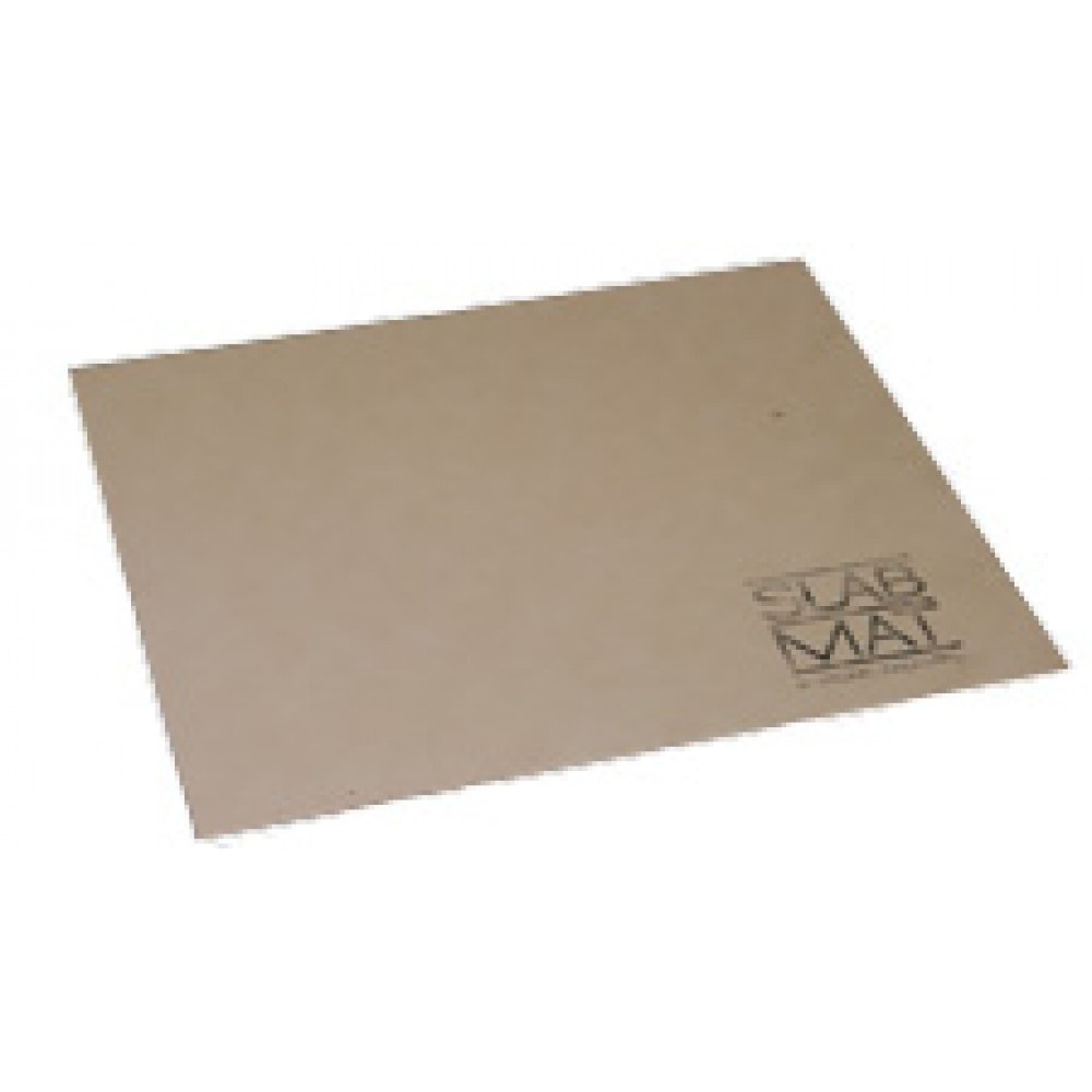 Slabmat for rolling out smooth surfaces of clay